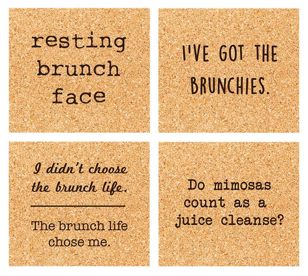brunchies coaster box set from ellembee home – ellembeegift